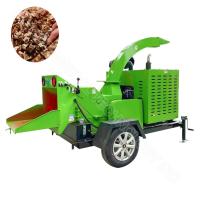 China Diesel Wood Chipper Industrial Wood Chipper Mobile Electric Wood Chipper 850kg for sale