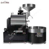 China Double Wall Drum Commercial Coffee Roaster 20kg Rotating Coffee Bean Roaster 60kg/hr 480kg/day for sale