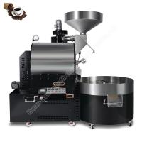 China Stainless Steel Hot Air Coffee Roasting Machine / 15kg Coffee Roaster Single Phase 220V for sale