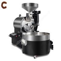 China Stainless Steel Hot Air Coffee Roasting Machine / 15kg Coffee Roaster Single Phase 220V for sale