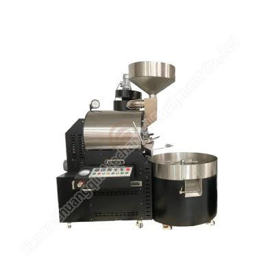 China Stainless Steel Hot Air Coffee Roasting Machine / 15kg Coffee Roaster Single Phase 220V for sale