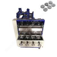 China Kitchen Cleaning Ball Making Machine 4 Heads Small Wire Cleaning Ball Machine Stainless Steel 220V/380V for sale