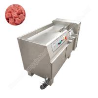 China 201 Stainless steel Meat Dice Cutting Machine Fresh Meat Cut Machine Square Meat Cut Machine Industrial Meat Cut Machine for sale