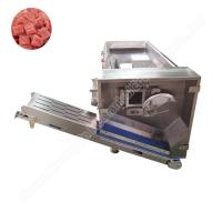 China 600kg/h Automatic Meat Cutting Machine Meat Cubing Machine Meat Cube Dicer Machine for sale