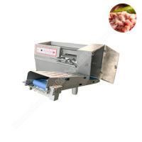 China 600kg/h Automatic Meat Cutting Machine Meat Cubing Machine Meat Cube Dicer Machine for sale