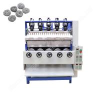 China Stainless Steel Wire Scourer Ball Making Machine Steel Wire Ball Production Machine for sale