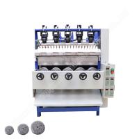 China Combined Stainless Steel Scrubber Making Machine 5 Ball 5 Head Scourer For Making Steel Balls for sale