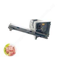 China 2.4kw Frozen Meat Cube Cut Machine Meat Cutting Machine Cubes Beef Meat Cube Cutter Machine for sale