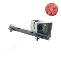 China Frozen Meat Dicing Machine Cube Chicken Fresh Meat Dicer Machine 201 Stainless Steel for sale