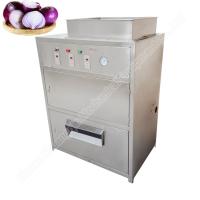 China Sainless Steel Onion Peeling Machine And Root Cutting Onion Skin Peeler 500kg/H for sale