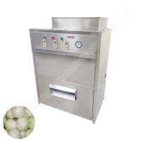 China 150 KG Onion Peeling And Cutting Machine 500kg/H Commercial Onion Peeler Machine Sainless Steel for sale