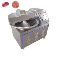 China Restaurant Bowl Meat Cutter Stainless Steel Meat Bowl Cutter 80L Meat Bowl Cutter Mixer for sale
