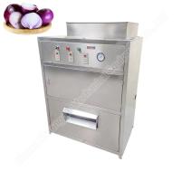 China Green Red Commercial Onion Peeling Machine / Onion Peeler Industrial 220V/50HZ 100*60*140cm for sale