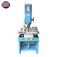 China full automatic plastic ultrasonic welding and cutting machine for dish wash sponge pads for sale