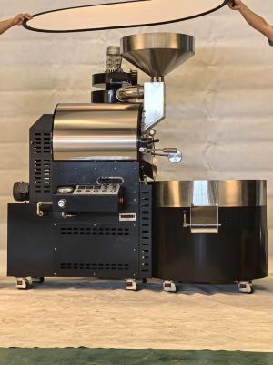 China Double Wall Drum Commercial Coffee Roaster 20kg Rotating Coffee Bean Roaster 60kg/hr 480kg/day for sale