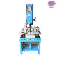 China Ultrasonic Automatic Sponge Pad Fabric Scourer Weld And Cut Machine For Dishcloth Mop for sale
