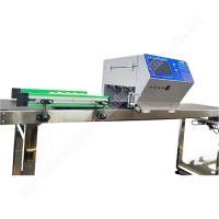 China Date Egg Printing Machine Computer Control Inkjet Egg Stamping Machine 50000eggs/H for sale