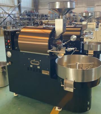 China 10kg Smoke Filter Coffee Roaster 12kg Commercial Coffee Roaster With Chaff Cyclone for sale