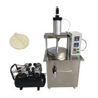 China Hot Press Machine For Pizza Dough Commercial Automatic Pizza Dough Press Machine Tortilla Roti Making Machine Semi Automatic Chapati Pressing Machine for sale