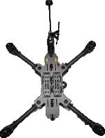 China Foldable 15-inch FPV Drone with Carbon Fiber Frame and Portable Racing Design for sale