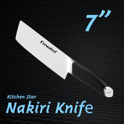 China Cerasteel Knife 7'' Nakiri Knife for sale