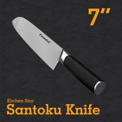 China Cerasteel Knife 7'' Santoku Knife for sale