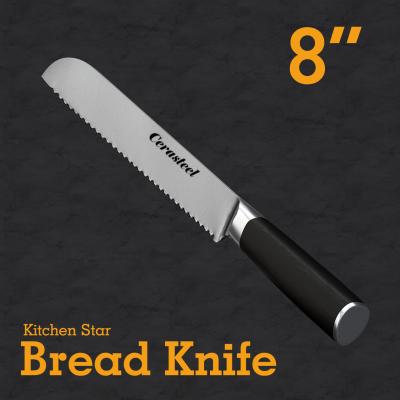 China Cerasteel Knife 8'' Bread Knife for sale