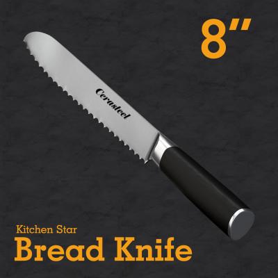 China Cerasteel Knife 8'' Bread Knife for sale
