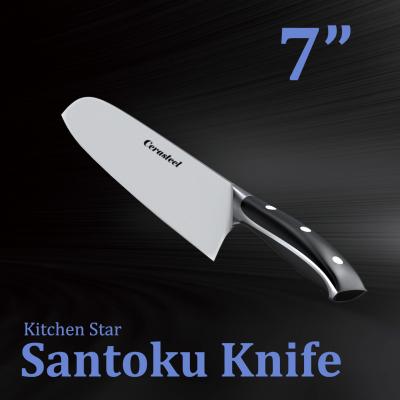 China Cerasteel Knife 7'' Santoku Knife for sale