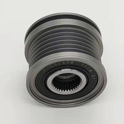 China Automotive Generator Belt Pulley 6PK F-551406 535012410 for Golf Polo 1.6 Single Wheel for sale