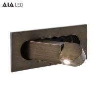 China Recessed Hotel Reading Book Wall Lamp Modern Interior Bedroom Bedside Home Decor Folding Adjust Angle Wall Light Sconce for sale