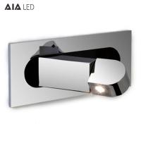 China Recessed Hotel Reading Book Wall Lamp Modern Interior Bedroom Bedside Home Decor Folding Adjust Angle Wall Light Sconce for sale