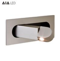 China Recessed Hotel Reading Book Wall Lamp Modern Interior Bedroom Bedside Home Decor Folding Adjust Angle Wall Light Sconce for sale