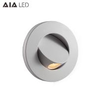 China Modern Simple Design Circular Led Wall Light 3W COB Aluminum Recess Mounted Wall Lamp For Home Villa Hotel Sconces Light for sale
