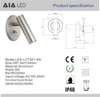 China Indoor recessed mounted bedroom bed wall lighting headboard wall light led reading bedside wall lamps for villas for sale