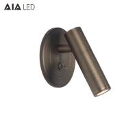 China Indoor recessed mounted bedroom bed wall lighting headboard wall light led reading bedside wall lamps for villas for sale