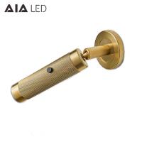 China 3W Luxury Gold Led Reading Light AC100-240V Bedroom Bedside Lighting Illumination Hotel Home Villa Sconces hotel light for sale