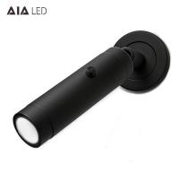 China Interior switch on lamp head fairy small headboard wall light 3W led bed reading lamp bedside wall lamp foldable for bed for sale