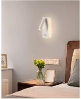 China Reading Wall Lamp Reading room 3W Bedside Bedroom ambient lighting book Room Lighting hotel Fixture Sconce For villa for sale