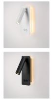 China Reading Wall Lamp Reading room 3W Bedside Bedroom ambient lighting book Room Lighting hotel Fixture Sconce For villa for sale