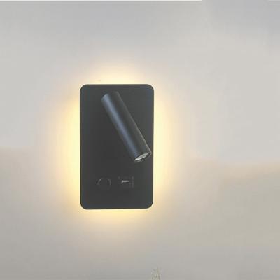 China Dimmable switch bedside wall lamp bracket light hotel bedroom headboard reading lamps bed wall lamp for sale