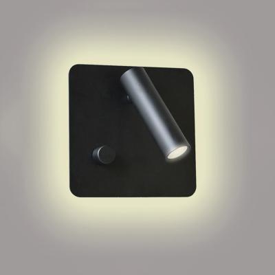 China LED Wall Lamp With Dimming Switch 3W Bedside wall lamp Bedroom Reading Wall Sconce Light For book room Hotel Apartment for sale