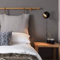 China Interior headboard Reading Wall lamp Rotating Wall Lamps USB plug dimmable Color temperature wall Light for sale