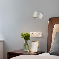 China Hotel bedside lamp GU10 E27 reading lamp headboard wall light luxury hotel wall lamp villa bed retro wall light for sale