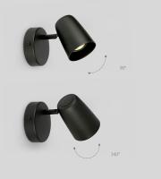 China Hotel bedside lamp GU10 E27 reading lamp headboard wall light luxury hotel wall lamp villa bed retro wall light for sale