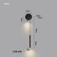 China Bedside chandelier modern bedroom living room sofa background wall lamp pendant spotlight hotel villa Nordic atmosphere for sale
