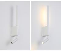 China 350 Modern Adjustable Swing Arm Wall Lamp Black White Light for Bedroom Bedside House Reading Living Room Home Hallway for sale