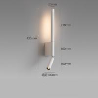 China 350 Modern Adjustable Swing Arm Wall Lamp Black White Light for Bedroom Bedside House Reading Living Room Home Hallway for sale