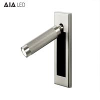 China bed board light led reading lamp headboard wall light patterned led reading lamp for bedside reading light hotel for sale