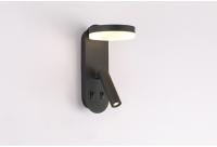 China Reading Wall Lamp acrylic ball Bedside Wall Sconce double switches reading lamp Hotel Villa headboard wall light for sale